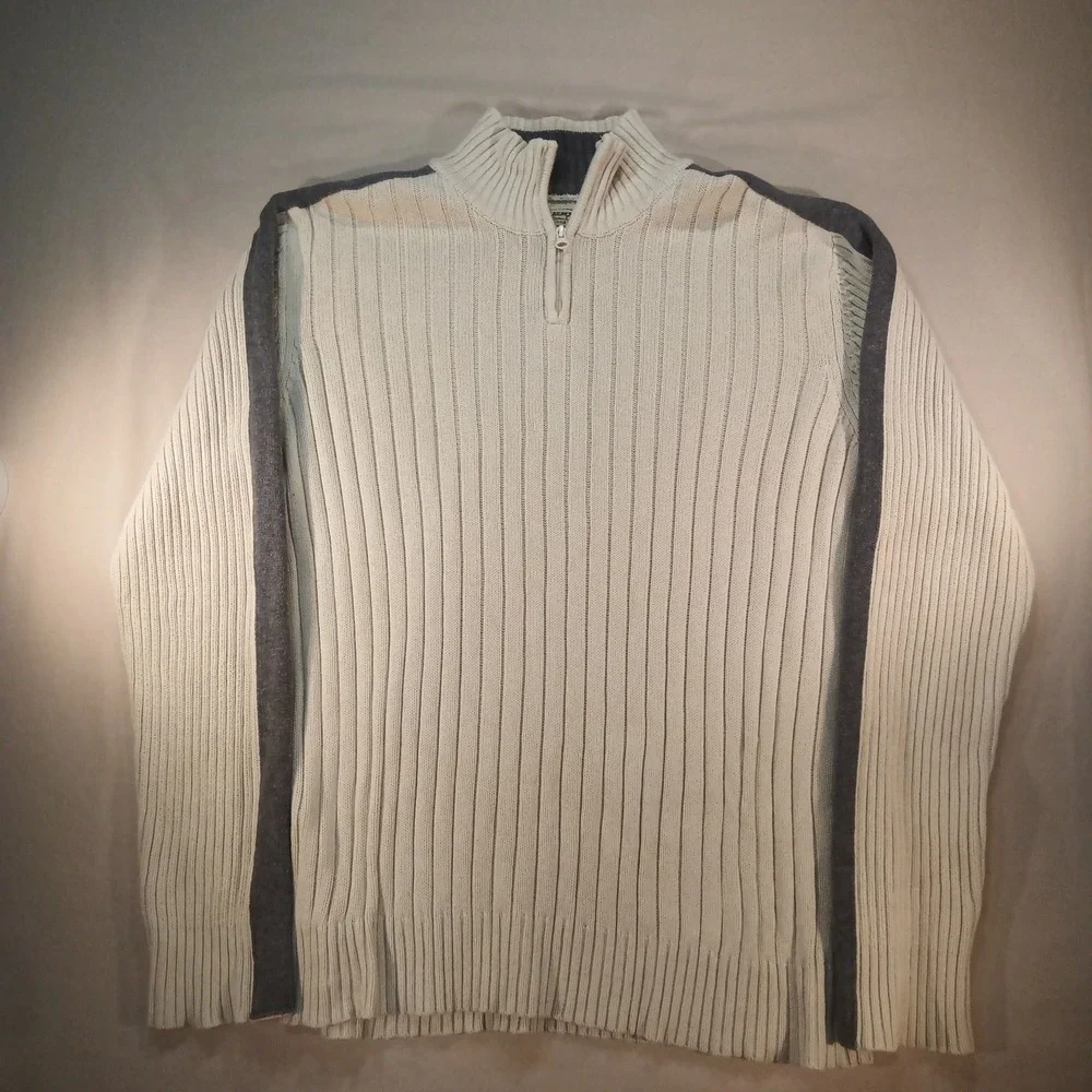 American Rag | Sweaters | American Rag Mens Ribbed 4 Zip Sweater Xxl ...
